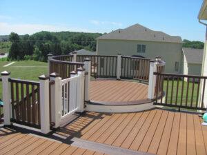 Round Deck Design – Amazing Decks PA and NJ Deck Builders